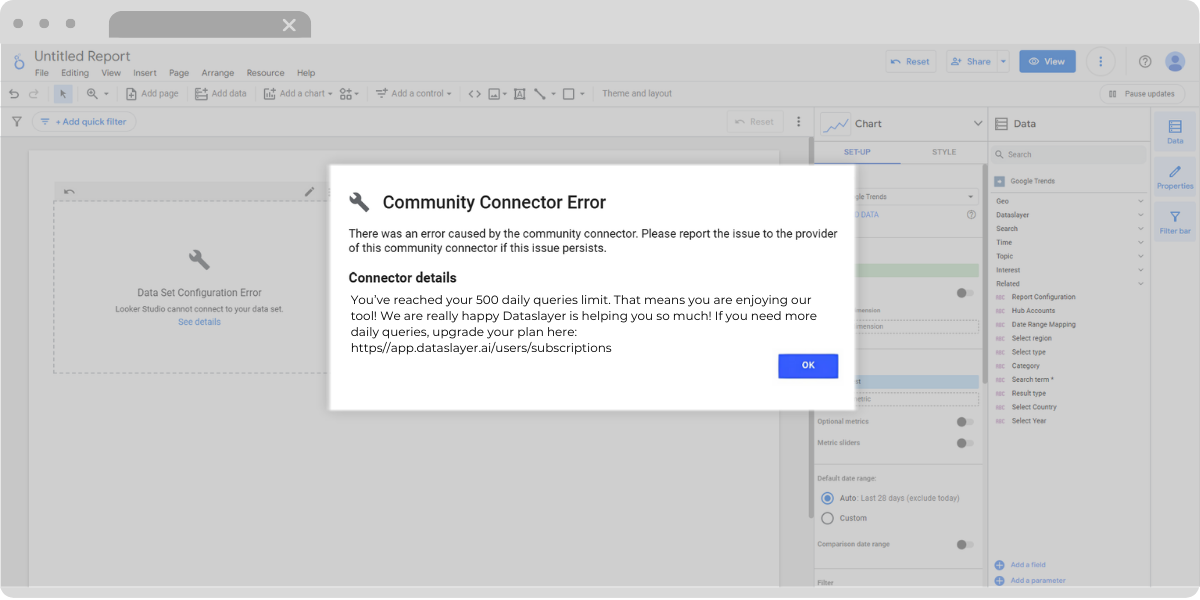 Understanding Looker Studio: Troubleshooting Common Errors